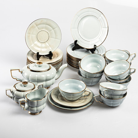 ARTHUR PERCY. Tea set, 37 pieces, "Grand", Gefle. Ceramics & Porcelain ...