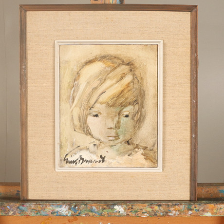 ERIK BRANDT. OIL ON Board, signed. Art - Paintings - Auctionet