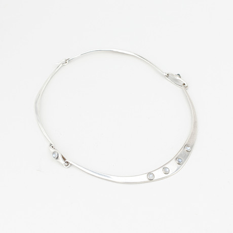 SVEN-ERIK HÖGBERG. Collier, silver och månstenar, Göteborg 1954 ...