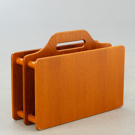 Teak magazine rack/magazine holder. Mid Century Design. Furniture ...