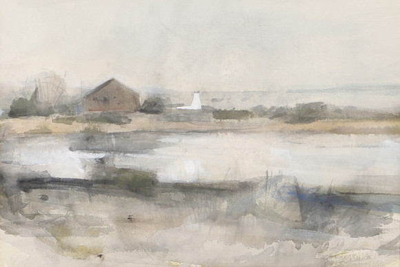 MATS RYDSTERN. Kustlandskap, akvarell, signerad -76. Konst - Måleri ...