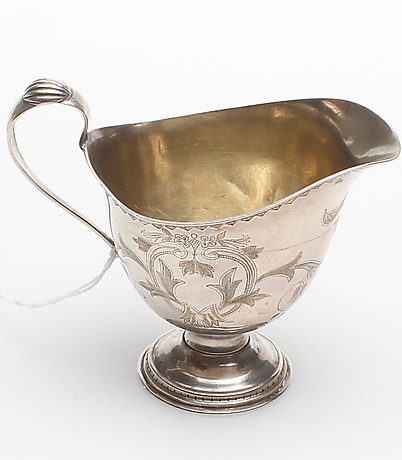 JUG, silver, Sweden, 19th century, weight approx. 70 grams. Silver ...