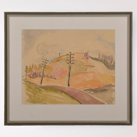 PEEVO KEROVAARA. Watercolor. Art - Paintings - Auctionet