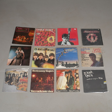SKIVOR, vinyl LP, blandade genrer, ca 85 st. Övrigt - Övrigt - Auctionet