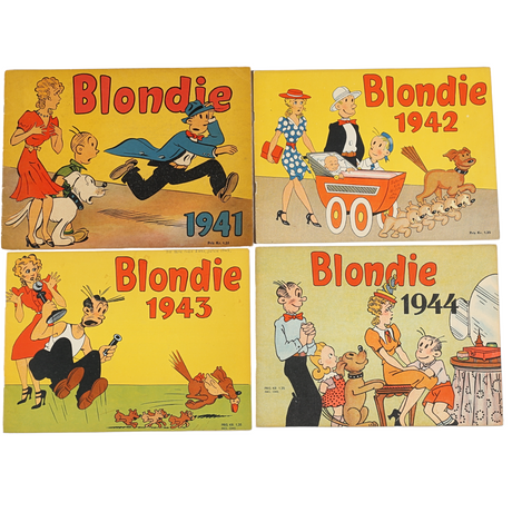 SERIETIDNINGAR, 7 st, Blondie, 1941-1947. Leksaker - Serietidningar - Auctionet