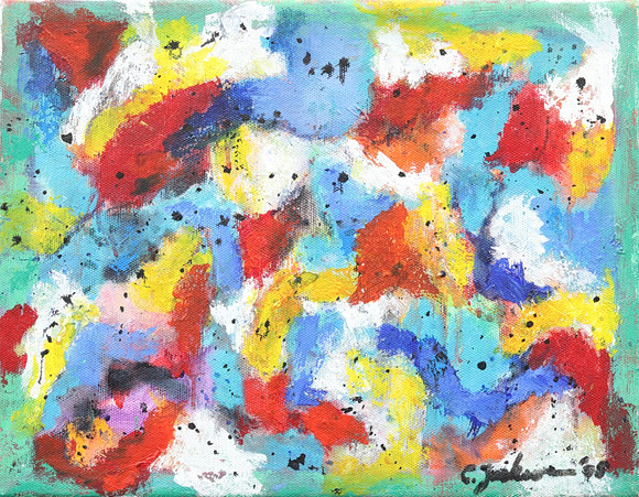 CLIFFORD JACKSON (USA/SVERIGE 1927-2006). Nonfigurativt motiv, olja på ...