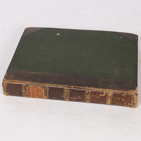 AN INTERESTING 19TH CENTURY SCRAP/REFERENCE ALBUM. Books, Maps ...