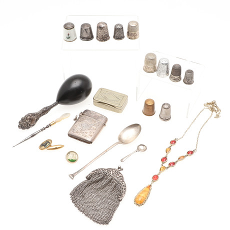 SILVER VESTA, SILVER THIMBLES & COLLECTABLES. Silver & Metals - Pewter ...