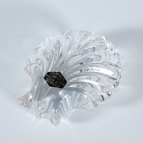 SAINT LOUIS, France. Paperweight 'Scallop', glass. Glass - Art glass ...