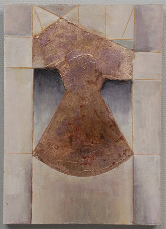 MARTIN ENGSTRÖM. oil & gold leaf on Board, "Oblique suit", signed ...