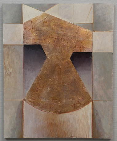 MARTIN ENGSTRÖM. oil & gold leaf on Board, "Oblique suit", signed ...