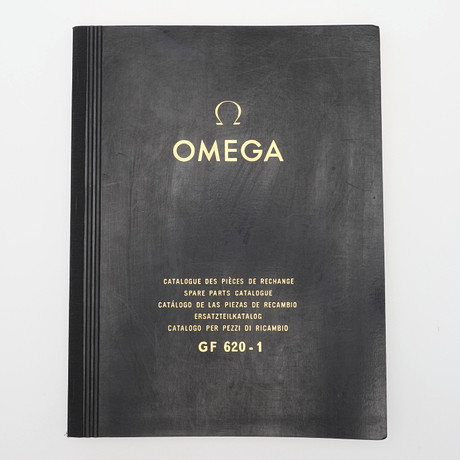 SPARE PARTS CATALOG, Omega, GF 620-1, mid 20th century. Books, Maps ...