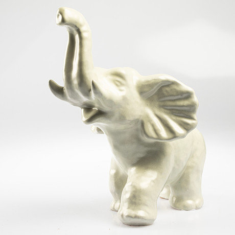 VICKE LINDSTRAND. FIGURIN, keramik, elefant. Keramik & Porslin ...