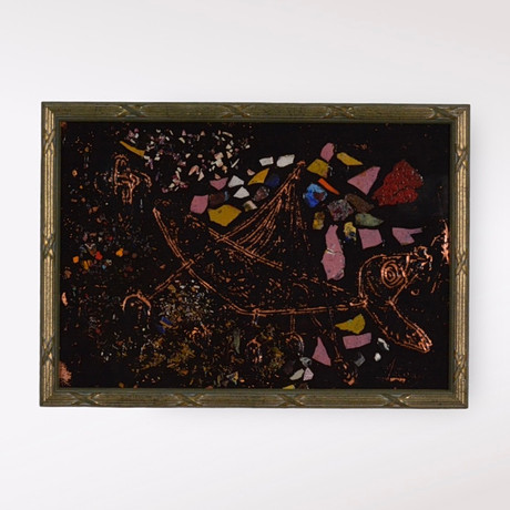 IMRE ANTONYI. Emaljmålning. Konst - Måleri - Auctionet