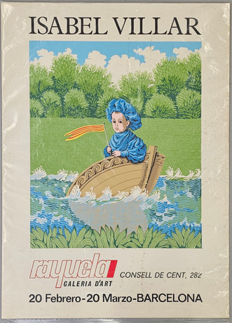 ISABEL VILLAR. POSTER FOR EXHIBITION IN RAYUELA GALLERY. Art ...