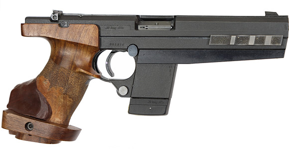 PISTOL, Halvautomatisk, fabrikat Hämmerli, modell 280, kaliber .22LR ...