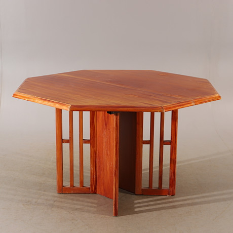 MATBORD, betsad bok, Farstrup, Danmark, 1900-talets andra hälft. Möbler ...