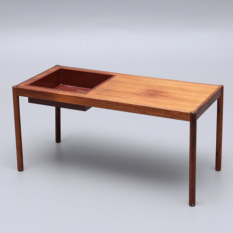 FLOWER TABLE, wooden veneer, tin insert, 1960s. Furniture - Tables ...