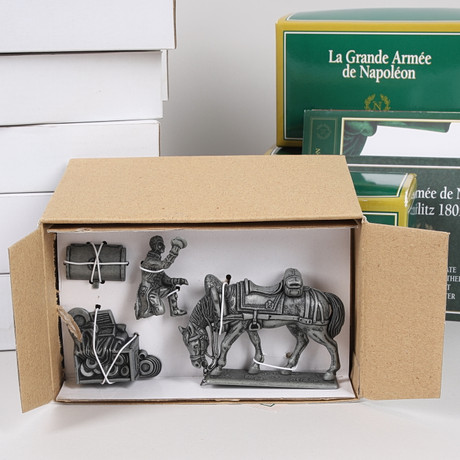 COLLECTIBLE FIGURES, 14 pieces, "La Grande Armée de Napoléon, Atlas ...