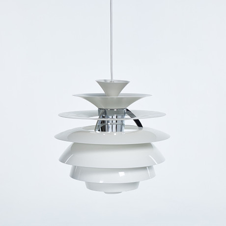 PAUL HENNINGSEN. Ceiling lamp, "PH Snowball", Louis Poulsen, Denmark ...