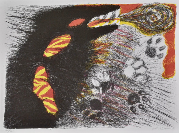 OLLE BONNIÉR. Color lithography. Art - Graphic - Auctionet