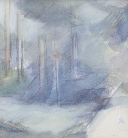 JAN WIBERG. Akvarell, signerad. Konst - Måleri - Auctionet