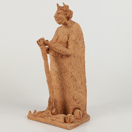 KENNETH ELLMAN. Skulptur, terrakotta, signerad. Keramik & Porslin ...