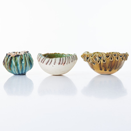 BENGT BERLUND (f.1936) och BORIS STOJKOV (1925-82) Skålar, 2 st ...