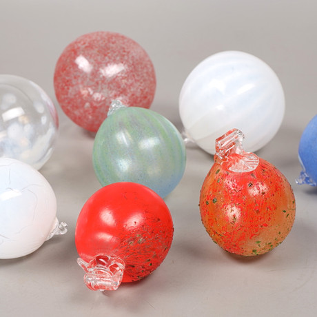 GLASKULOR, 8 st, 1900-talets andra hälft. Glas - Konstglas - Auctionet