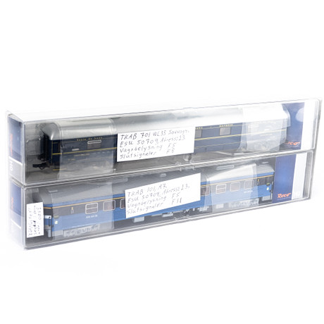 ROCO 64121 2 wagons train company, digital lighting, original packaging ...