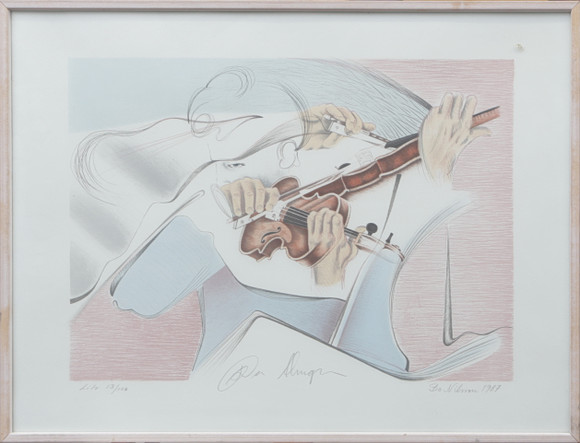 BO NILSSON. LITO, signerad, 1987. Konst - Grafik - Auctionet