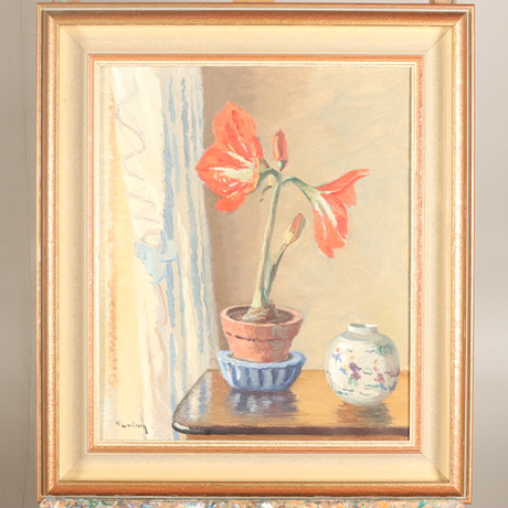 KARL LUNDBORG. OIL on canvas, signed. Art - Paintings - Auctionet