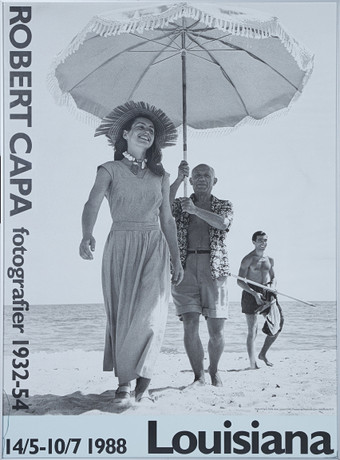ROBERT CAPA, "Picasso", Louisiana, 1988, affisch. Konst - Övrigt ...