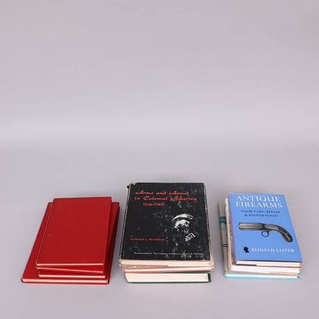 WEAPON BOOKS, 11 pcs, fol. a. History of the Colt Revolver. Weapons ...