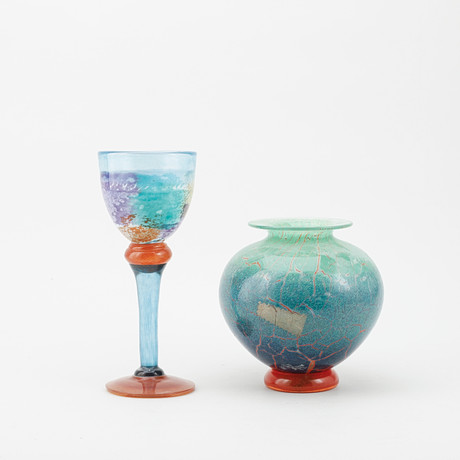 JAN-ERIK RITZMAN & SVEN-ÅKE CARLSSON SAMT KJELL ENGMAN. Vas samt pokal ...