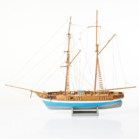 FARTYGSMODELL, segelfartyg "Le Hussard". Övrigt - Teknika & Nautika ...
