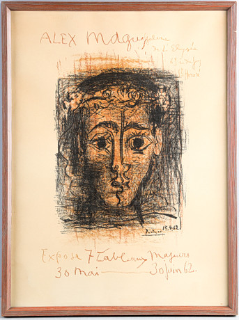 PABLO PICASSO. Efter. "L'Elysee Alex Maguy" (1962). Konst - Grafik ...