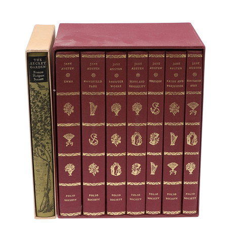JANE AUSTEN. De kompletta verken, 7 vol, 1975. Böcker, Kartor ...