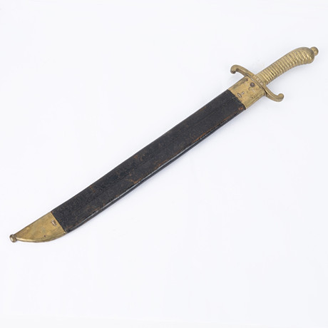 FASKIN KNIFE, m/1845, for the infantry in Saxony. Numbercorrect ...