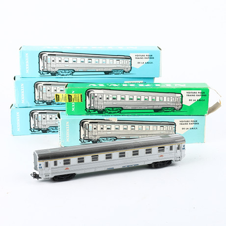 MÄRKLIN 5 passenger rail cars, SNCF, original cartons. Toys - Toys ...
