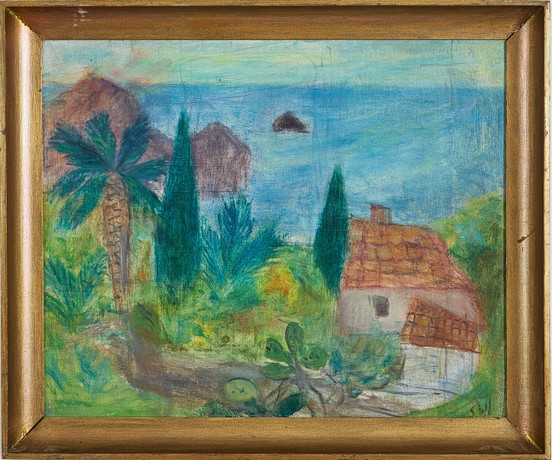 SÖLV WINBLADH (1923-1993). Landskap. Konst - Måleri - Auctionet