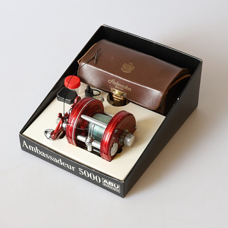 FISKERULLE, ABU Ambassadeur, No 5000, AB Urfabriken-Svängsta. Samlarföremål - Fiskeutrustning ...