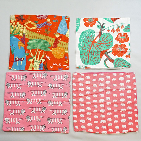 KUDDFODRAL, 4 st, Svenskt Tenn, Josef Frank, Estrid Ericson samt Lisa ...