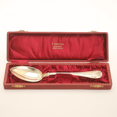 REWARD SPOON, silver, in original box. Silver & Metals - Silver - Auctionet