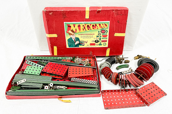 MECCANO, kompletteringssats 5A, 1900-tal. Leksaker - Leksaker - Auctionet