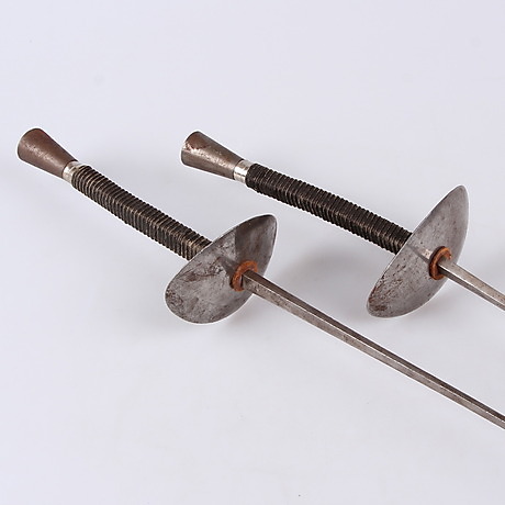 FLORETTE, a pair, Souzy, Paris, France. Weapons & Militaria - Edged ...