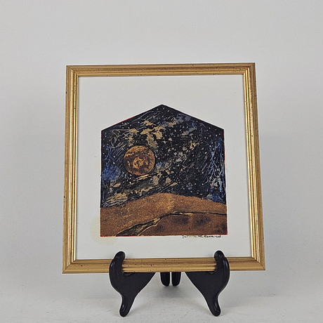 JAN TOM VAN DEN BERGEN. Blandteknik, signerad. Konst - Måleri - Auctionet