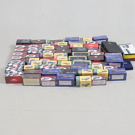 MODELL-/SAMLARFORDON, 65 st, bl.a. bilar & motorcyklar, mestadels Atlas ...