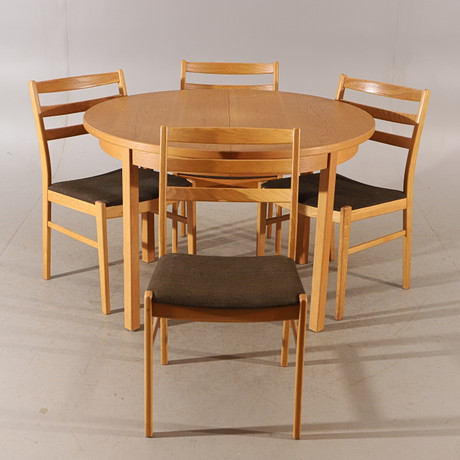 MATGRUPP, 5 delar, ek, Albin Johansson & Söner Lyssna, 1900-talerts ...