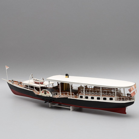 A model boat, “Hjejlen”, Denmark, 20th century. Miscellaneous ...